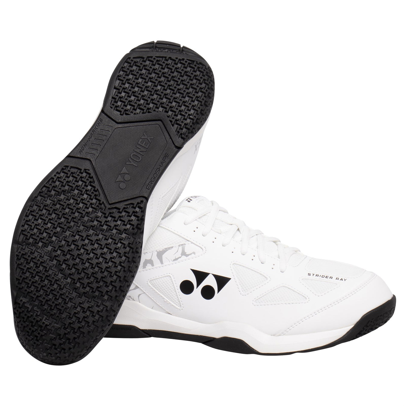 Yonex Strider Ray Badmintonsko (White/Black) – Racketlife